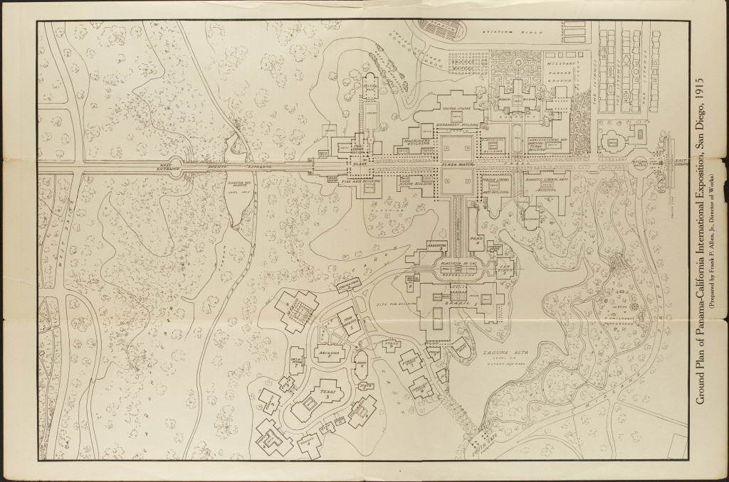 Map - Panama-California Exposition